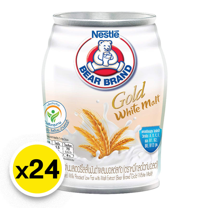 BEAR BRAND GOLD Milk White Malt 140 ml x 24 | Makro PRO