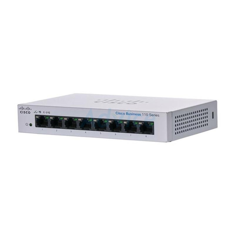 CISCO Gigabit Switching Hub 8 Port CBS110-8T-D-EU (6'') - A0138138 ...