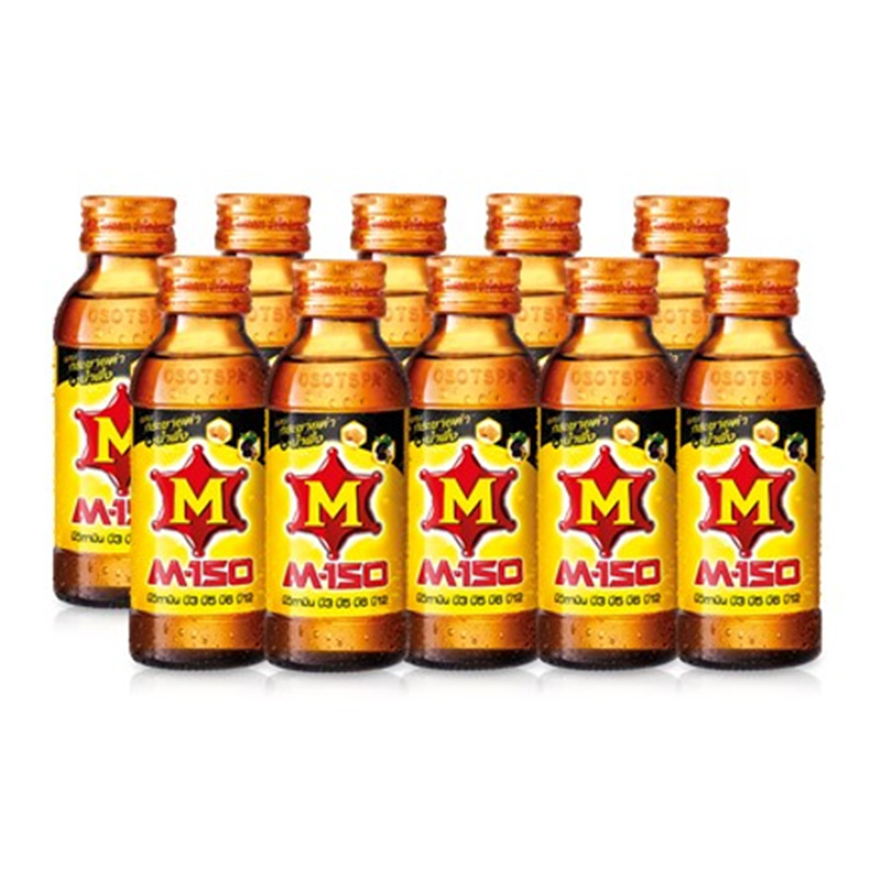M-150 Energy Drink with Thai Black Ginger & Honey 150 ml x 10 | Makro PRO