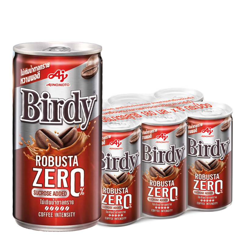 BIRDY Robusta Zero 170 ml x 6 | Makro PRO