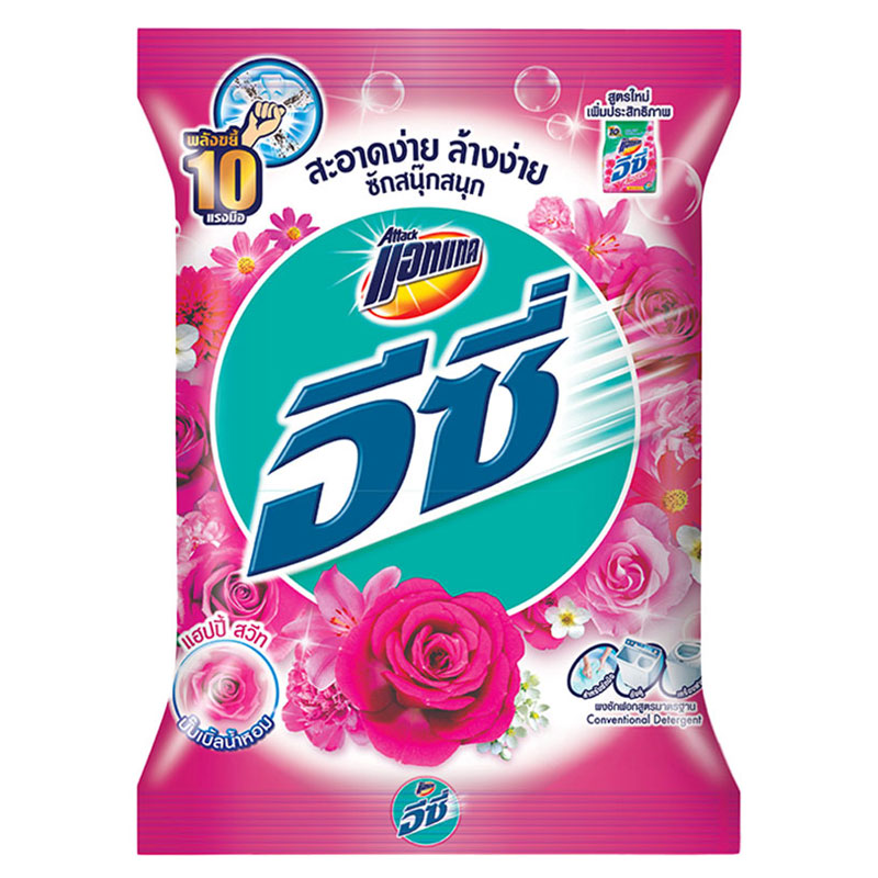 ATTACK Easy Regular Detergent Happy Sweet Pink 1.7/1.8 kg | Makro PRO