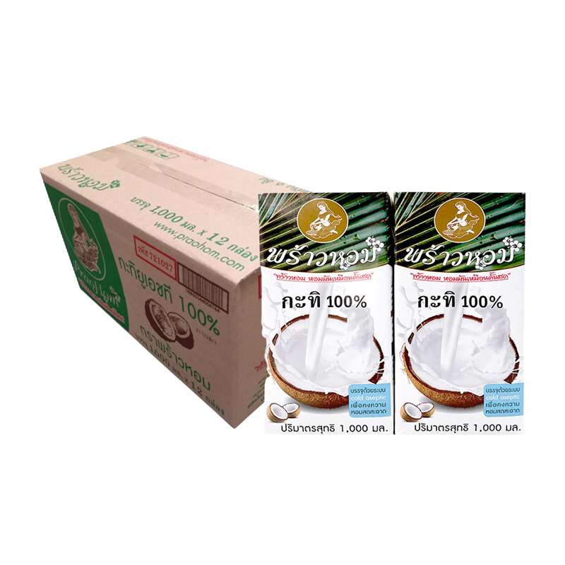 PRAO HOM COCONUT MILK 1000MLX2X6 | Makro PRO