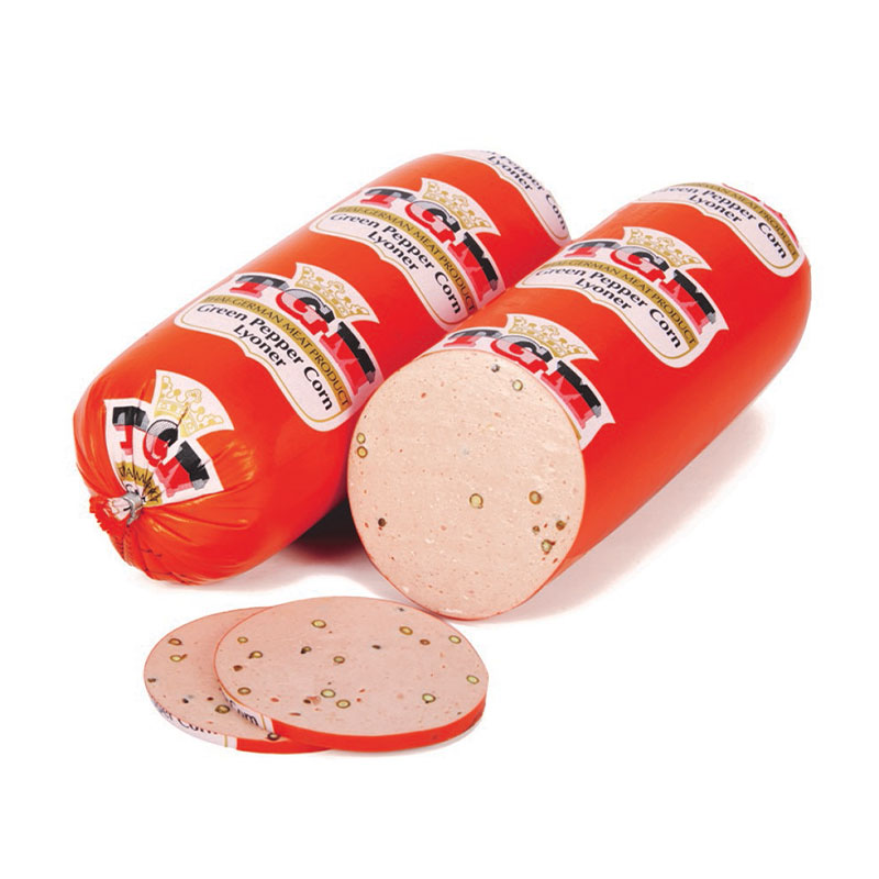 TGM Green Pepper Corn Lyoner (2 kg/pcs) | Makro PRO