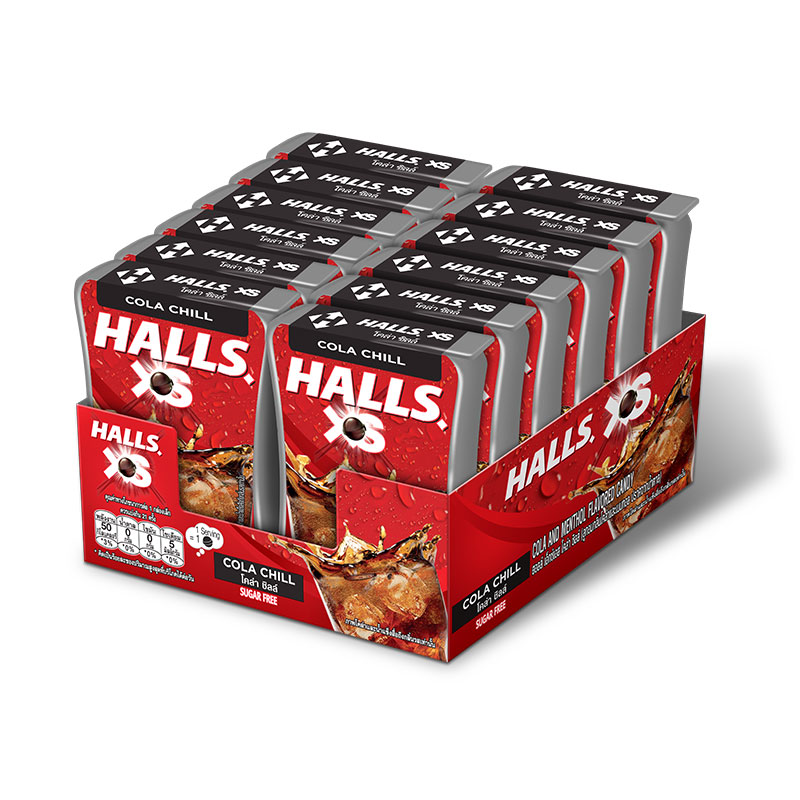 HALLS XS Cola 21 tablets 12 pcs | Makro PRO