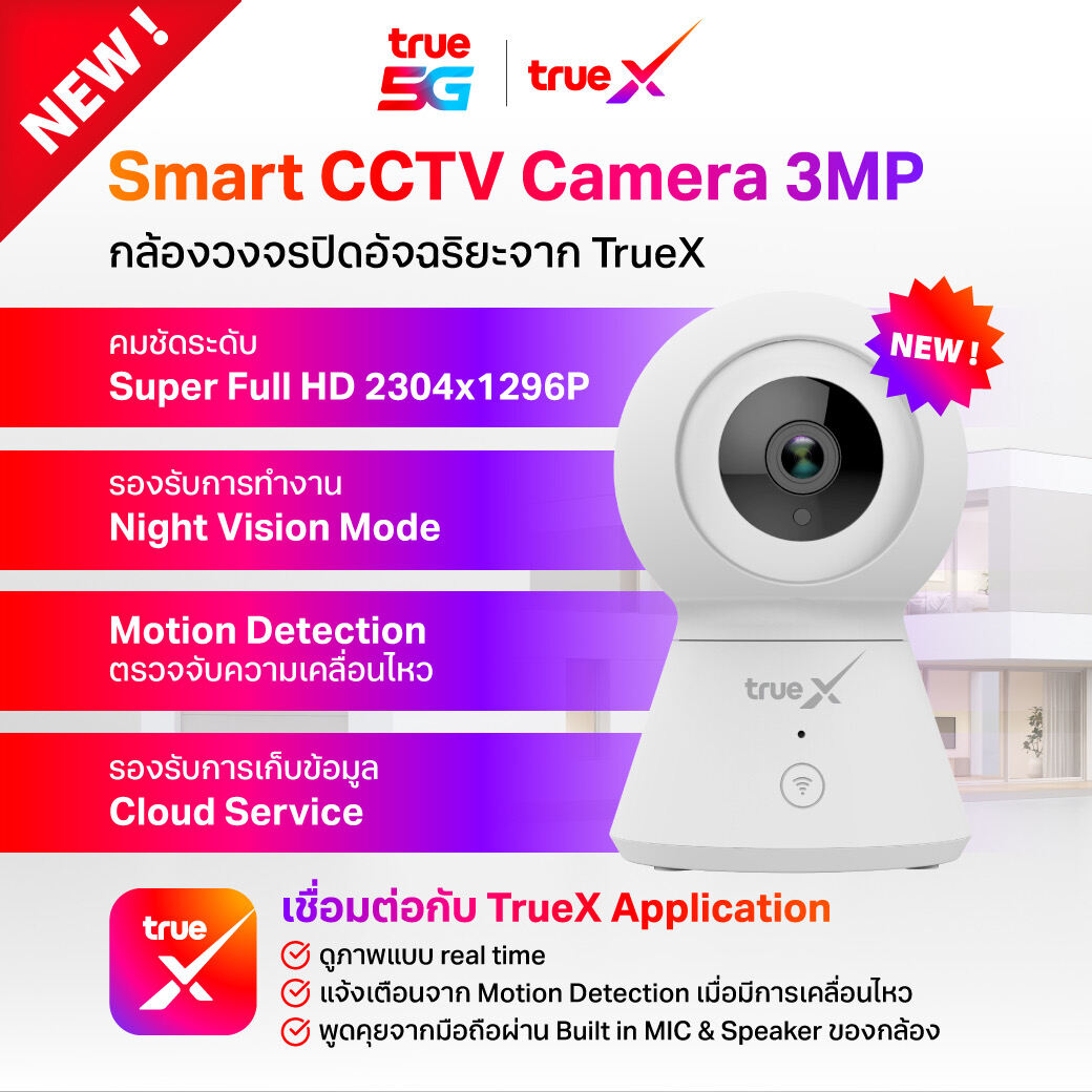 Smart CCTV Camera SC101 กล้องวงจรปิดอัจฉริยะ | Makro PRO