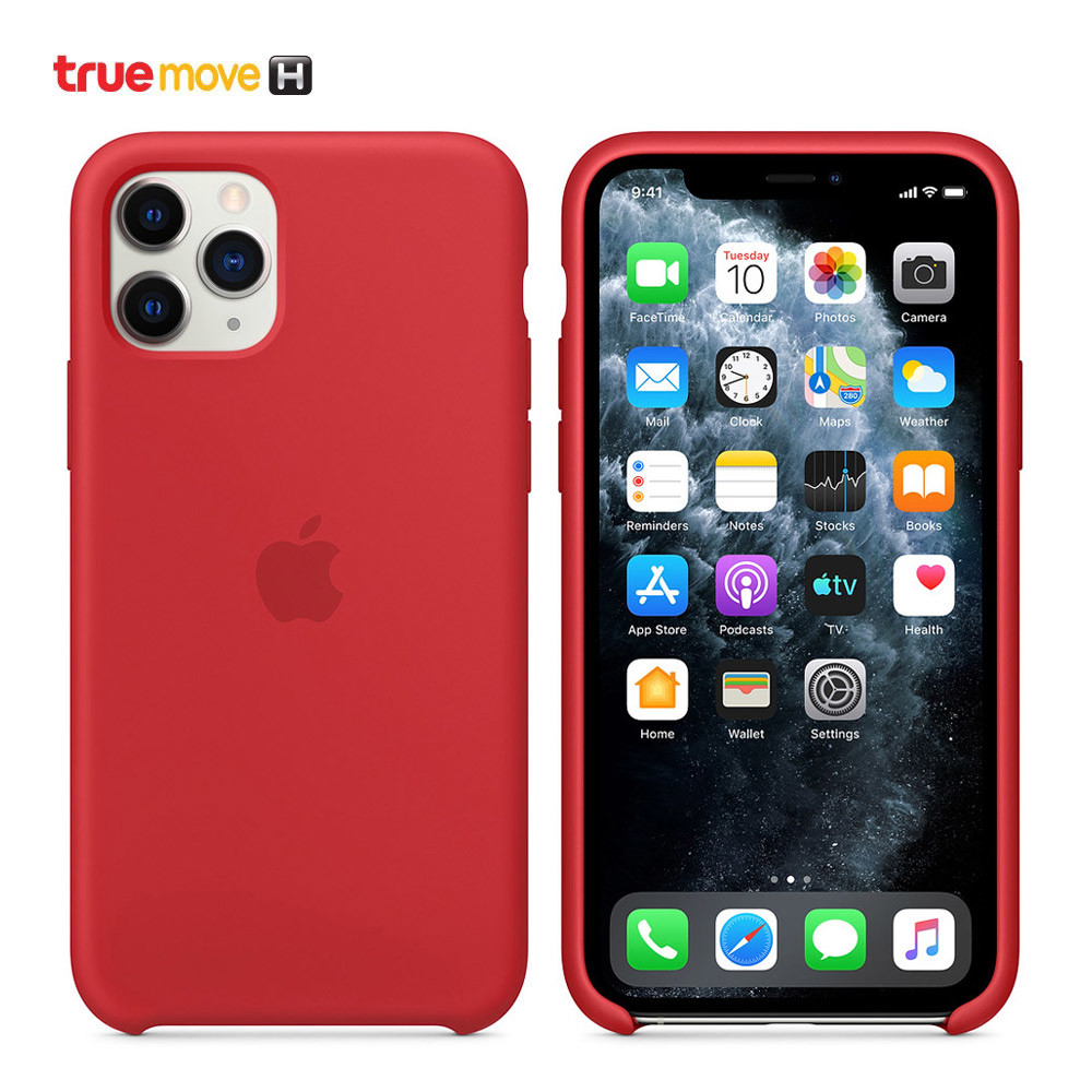 Apple เคสสำหรับ iPhone 11 Pro Silicone Case - (PRODUCT)RED | Makro PRO