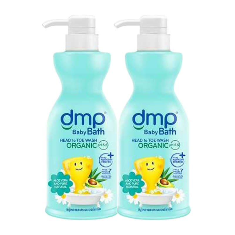DMP Hair & Body Baby Bath Pure Natural 480 ml x 1+1 | Makro PRO