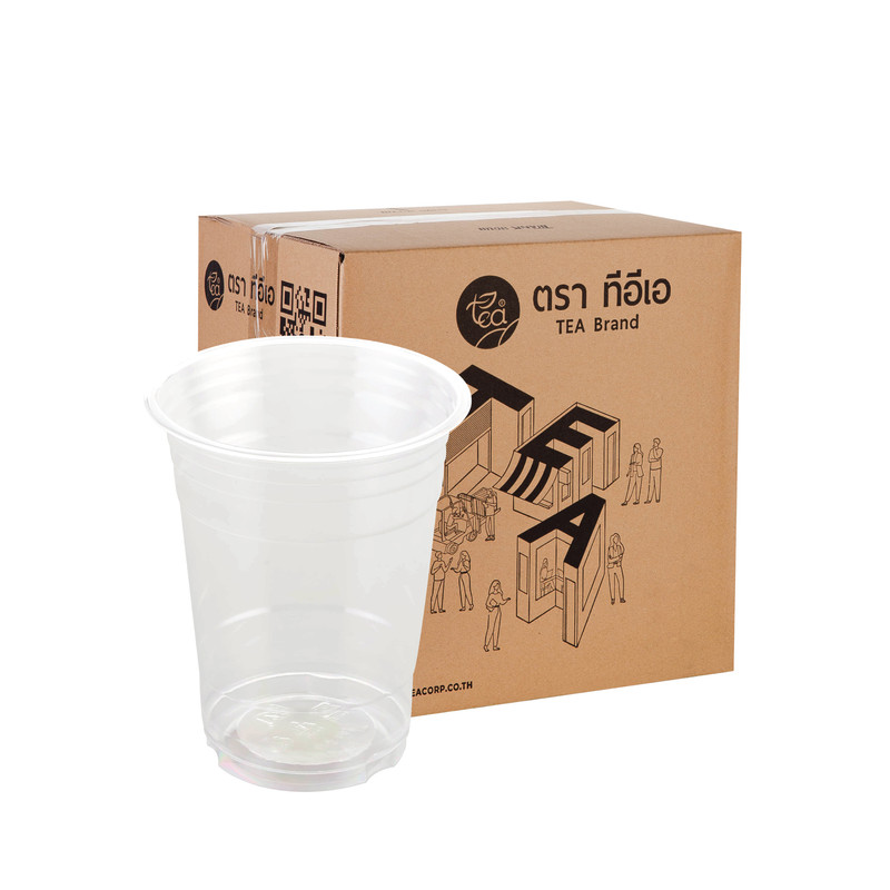 [PET16 ยกลัง] แก้วกาแฟพลาสติก ไม่พิมพ์ลาย ขนาด 16 ออนซ์ ปาก 98 ทรงตรง ...