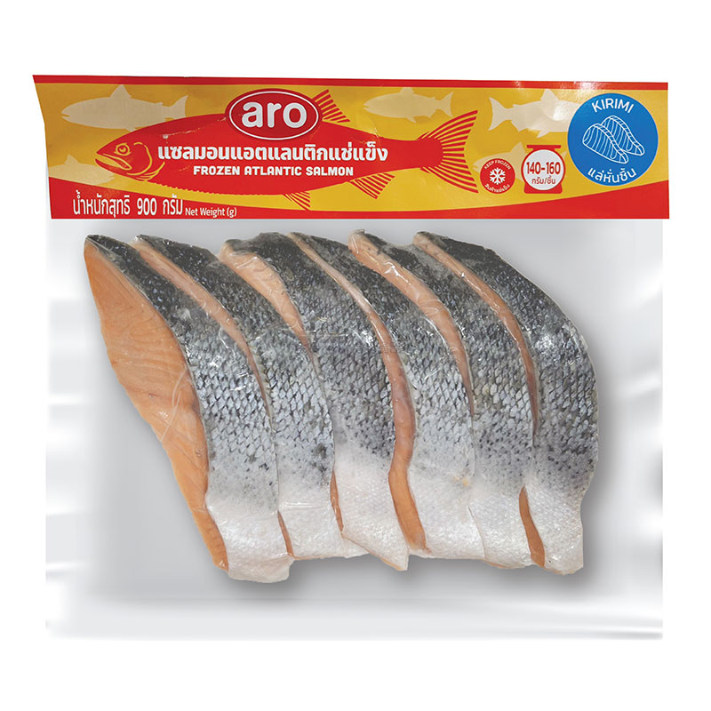 ARO Frozen Atlantic Salmon Kirimi (140-160 g/pc) 900 g | Makro PRO