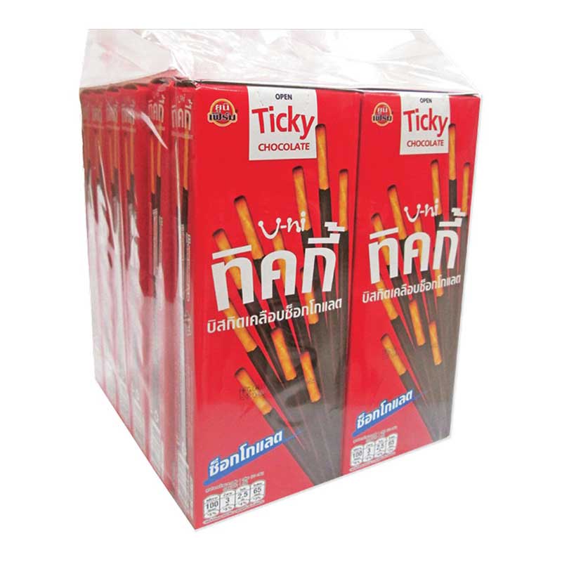TICKY Chocolate Biscuit 22 g x 12 | Makro PRO