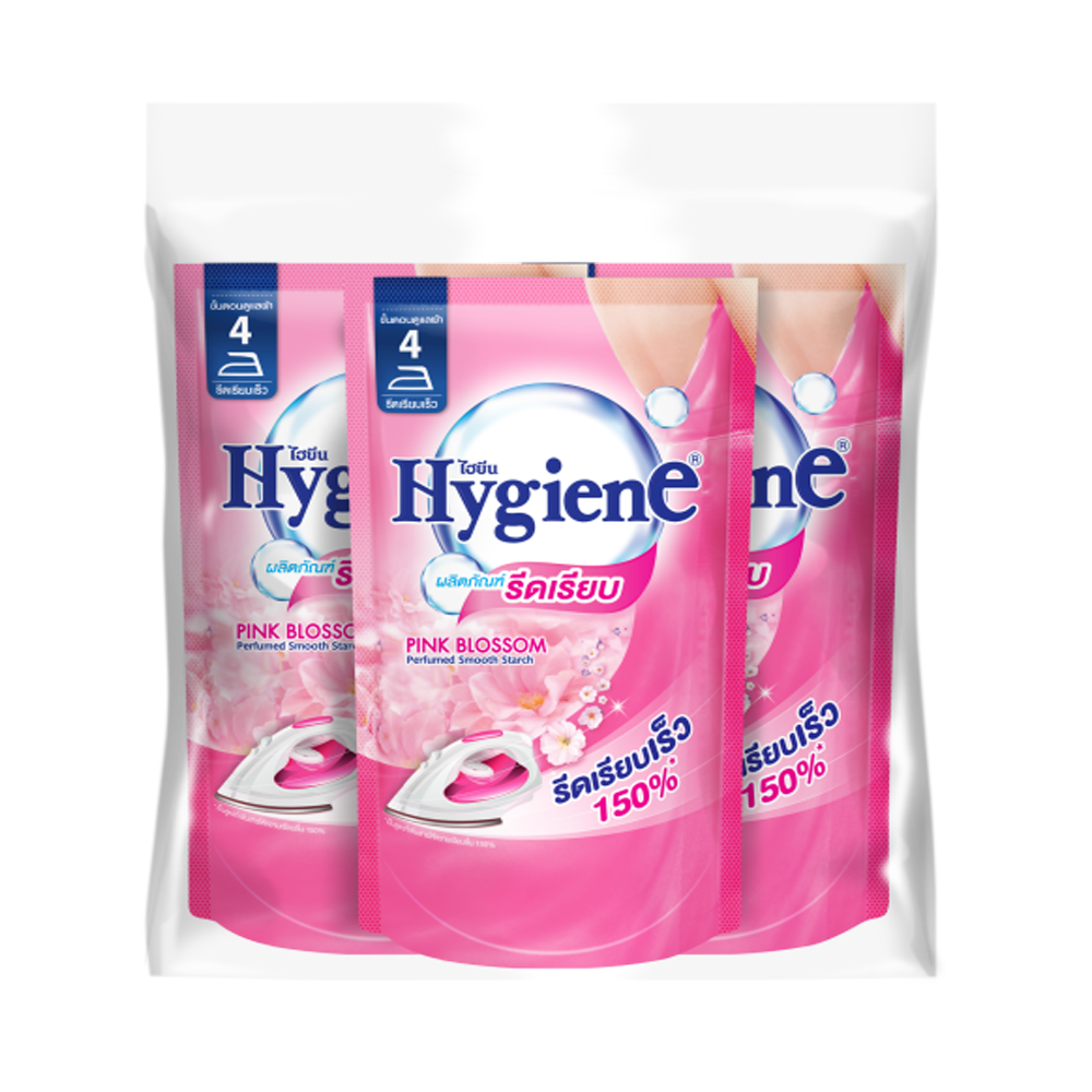 HYGIENE Ironing Smooth Pink Floral Pink 500 Ml X 3 Makro PRO
