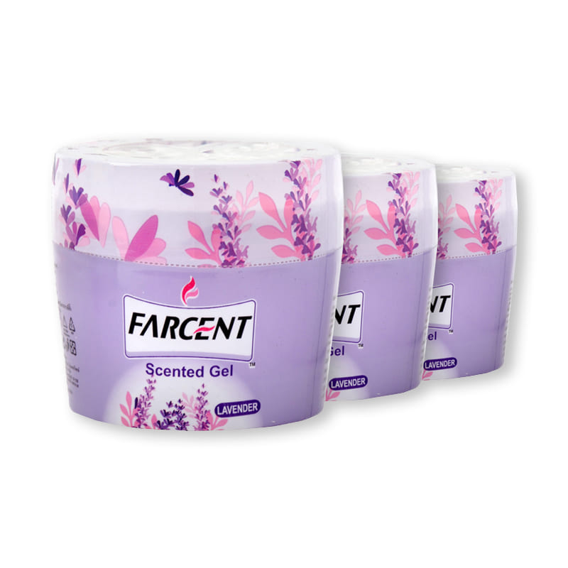 FARCENT Scented Gel Lavender 70 g x 3 | Makro PRO