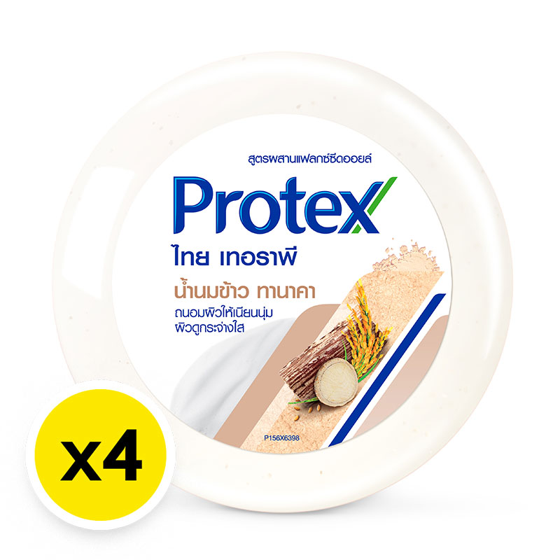 PROTEX Thai Therapy Rice Milk Tanaka 130 g x 4 | Makro PRO