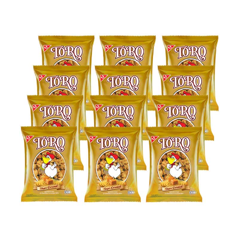 TORO Popcorn Super Caramel Popcorn 18 g x 12 | Makro PRO