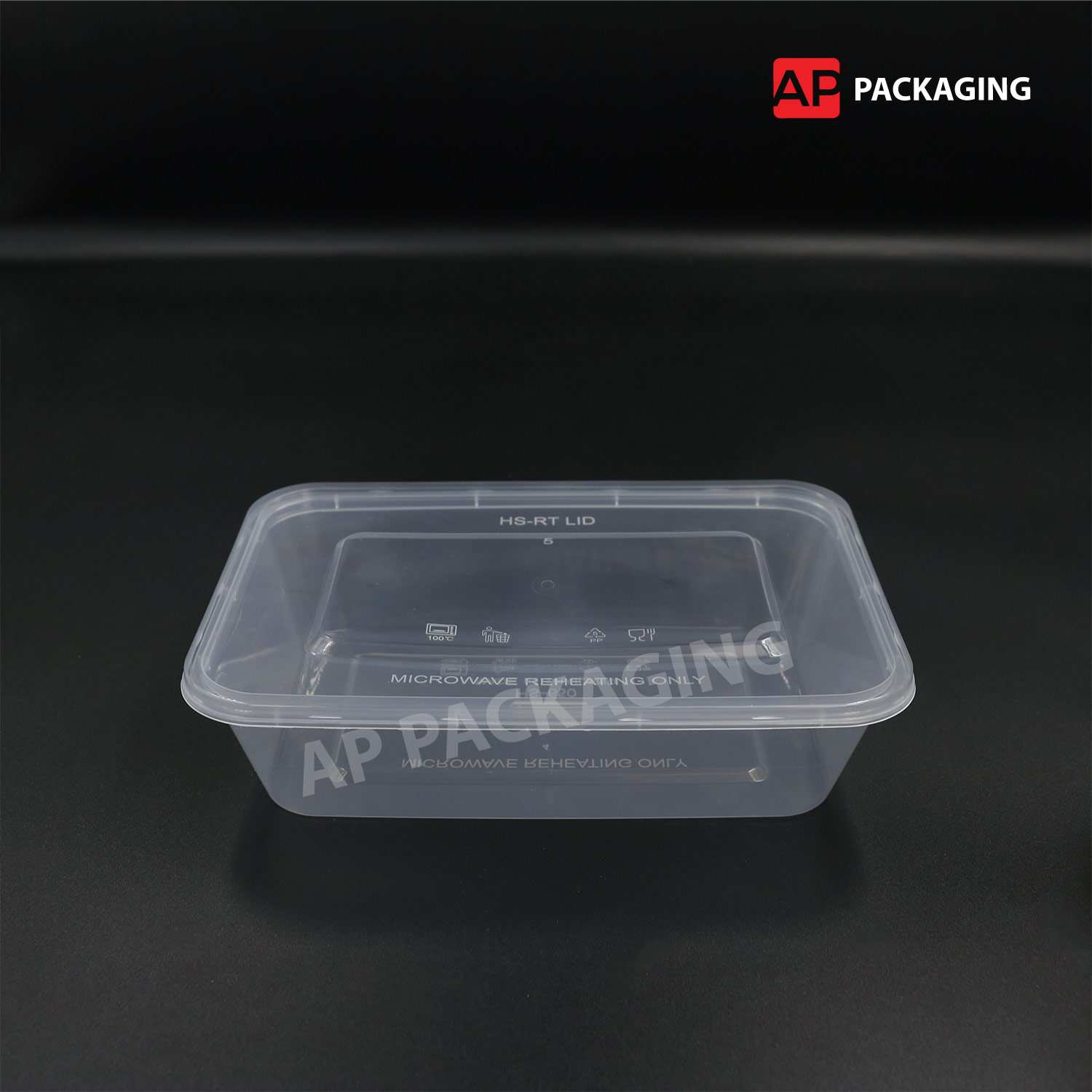 AP Packaging กล่องไมโครเวฟ 1 ช่อง แบบเหลี่ยม ขนาด 650 มล. x 300 ชิ้น ...