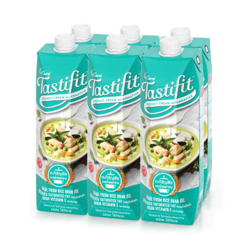 4CARE Tastifit เทสตี้ฟิต กะทิธัญพืช (1000 ml x 6 กล่อง) ทำจากน้ำมันรำ ...