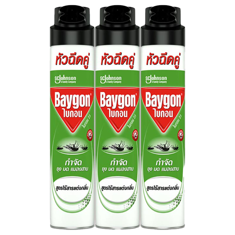 BAYGON Multi Insect Killer Odorless 600 ml x 3 | Makro PRO
