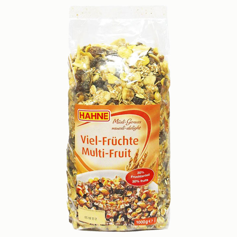 HAHNE Cereal Muesli Multi Fruits 1 kg | Makro PRO
