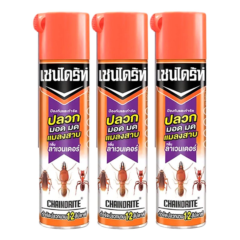 CHAINDRITE 7 Spray Termite Lavender 300 ml X 3 | Makro PRO