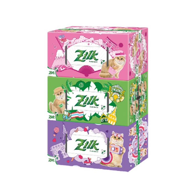 ZILK Facial Tissues Box Type 115 Sheets x 6 | Makro PRO